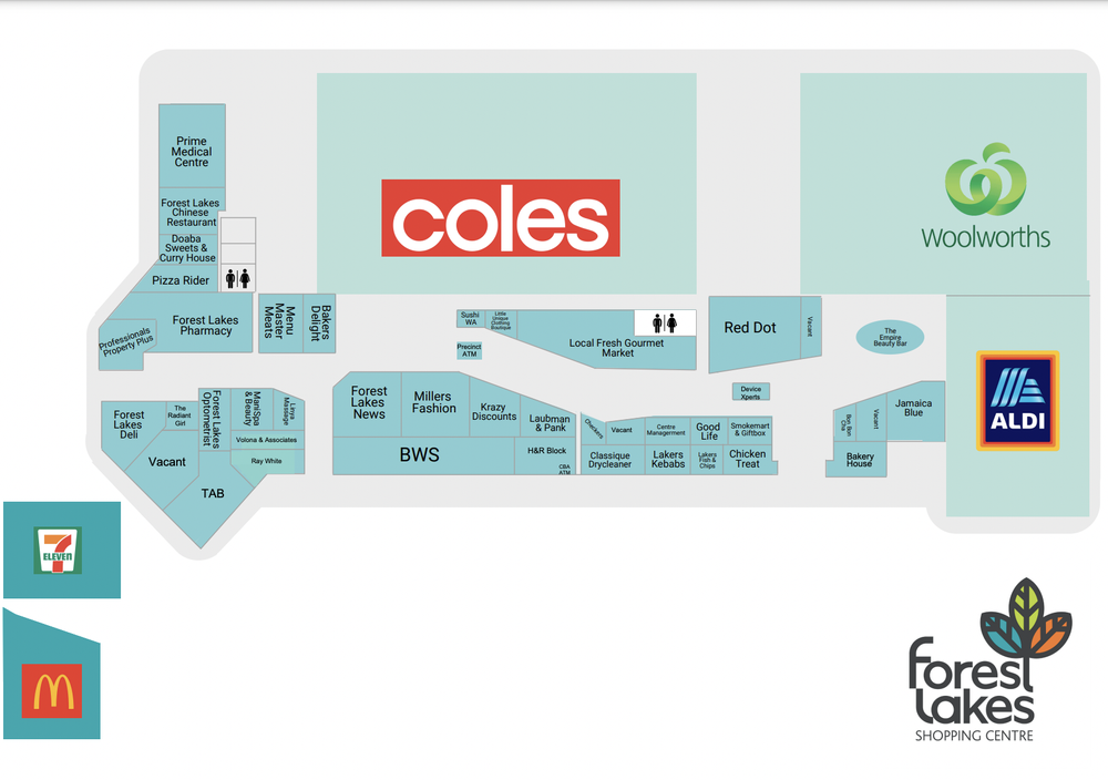 All Stores — Forest Lakes Shopping Centre