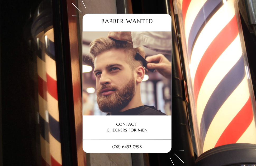 Barbers Wanted — Forest Lakes Shopping Centre