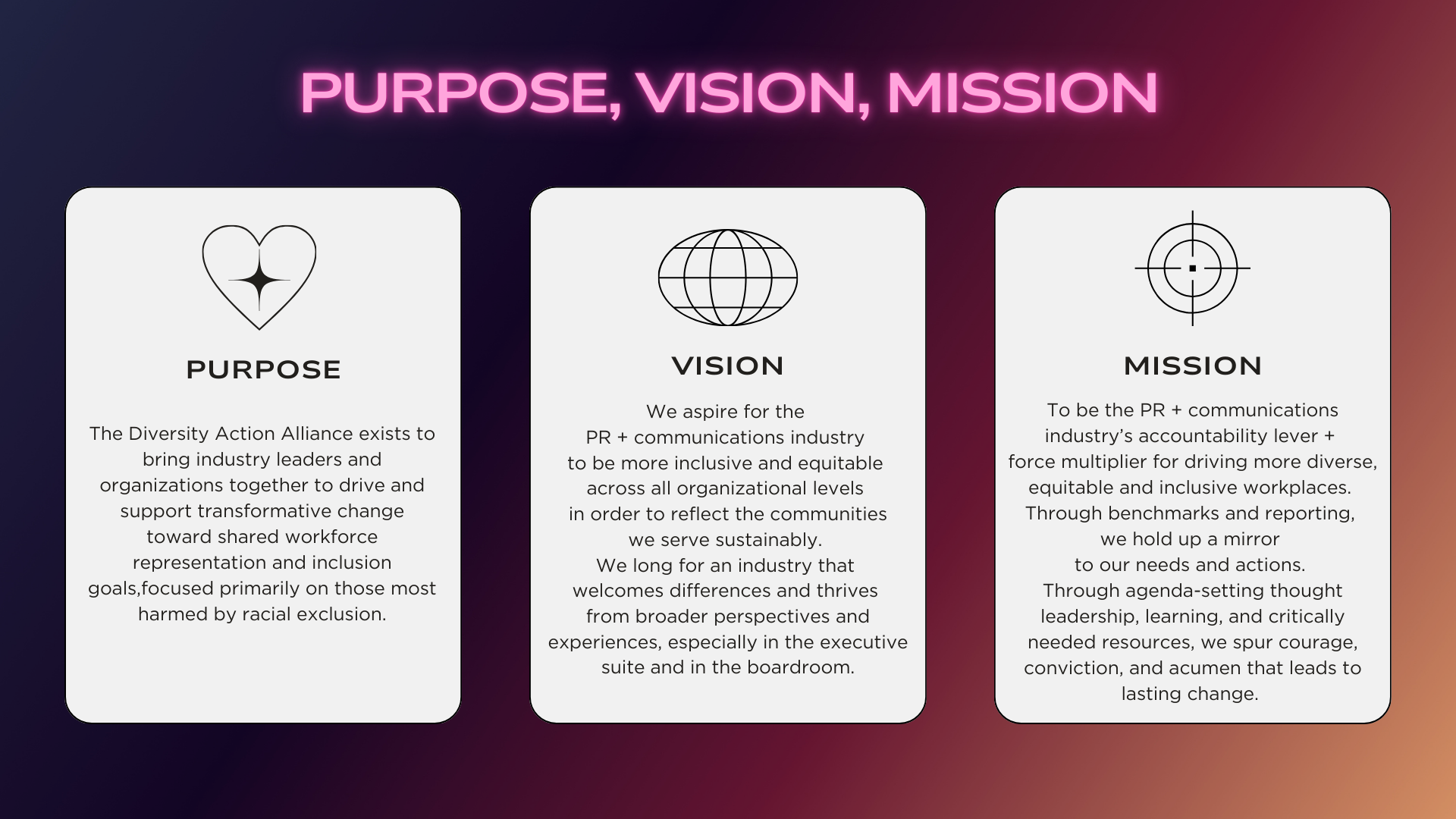 Diversity Action Alliance | Inclusive Communications & Industry Leadership