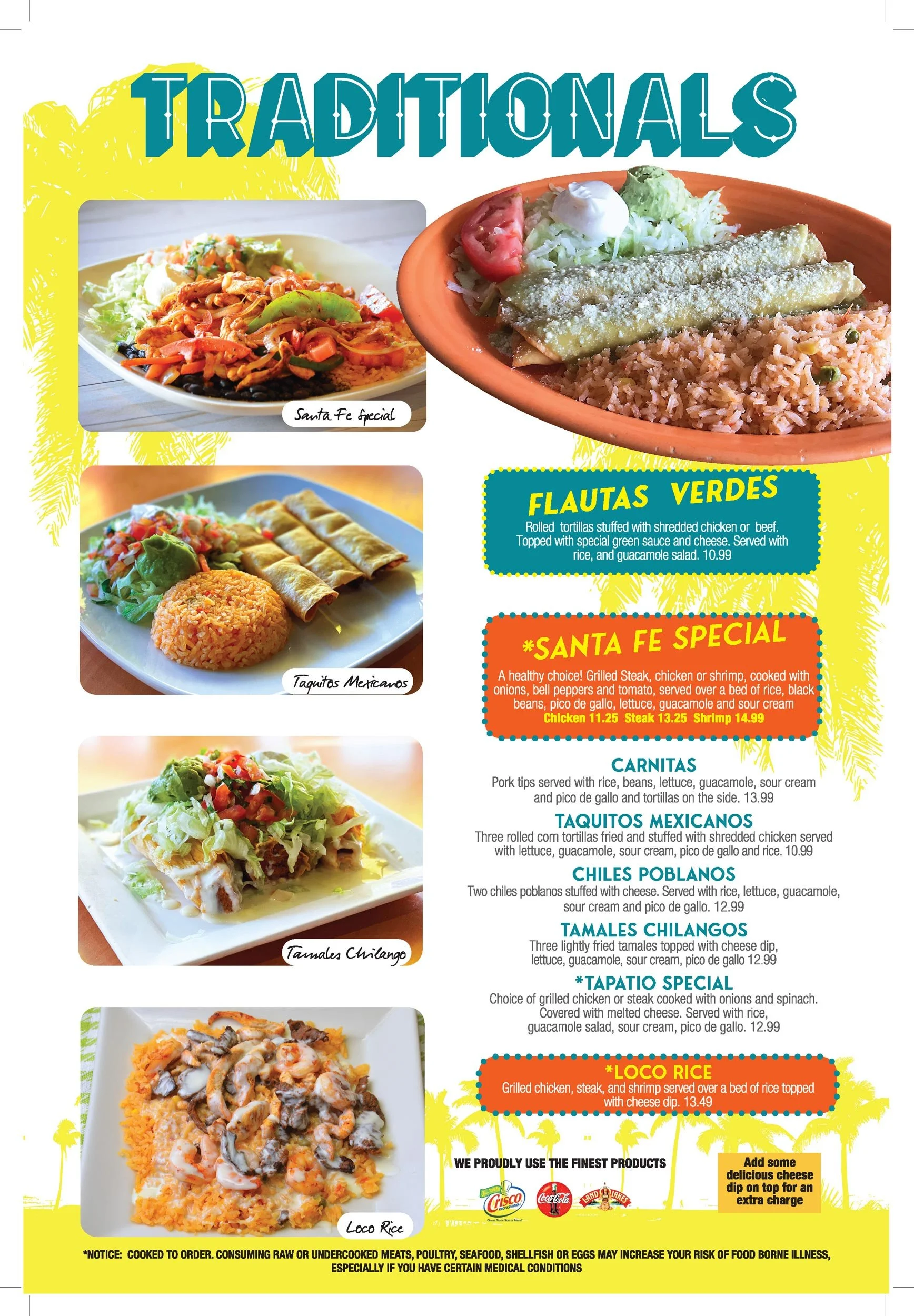 Menu — Las Palmas