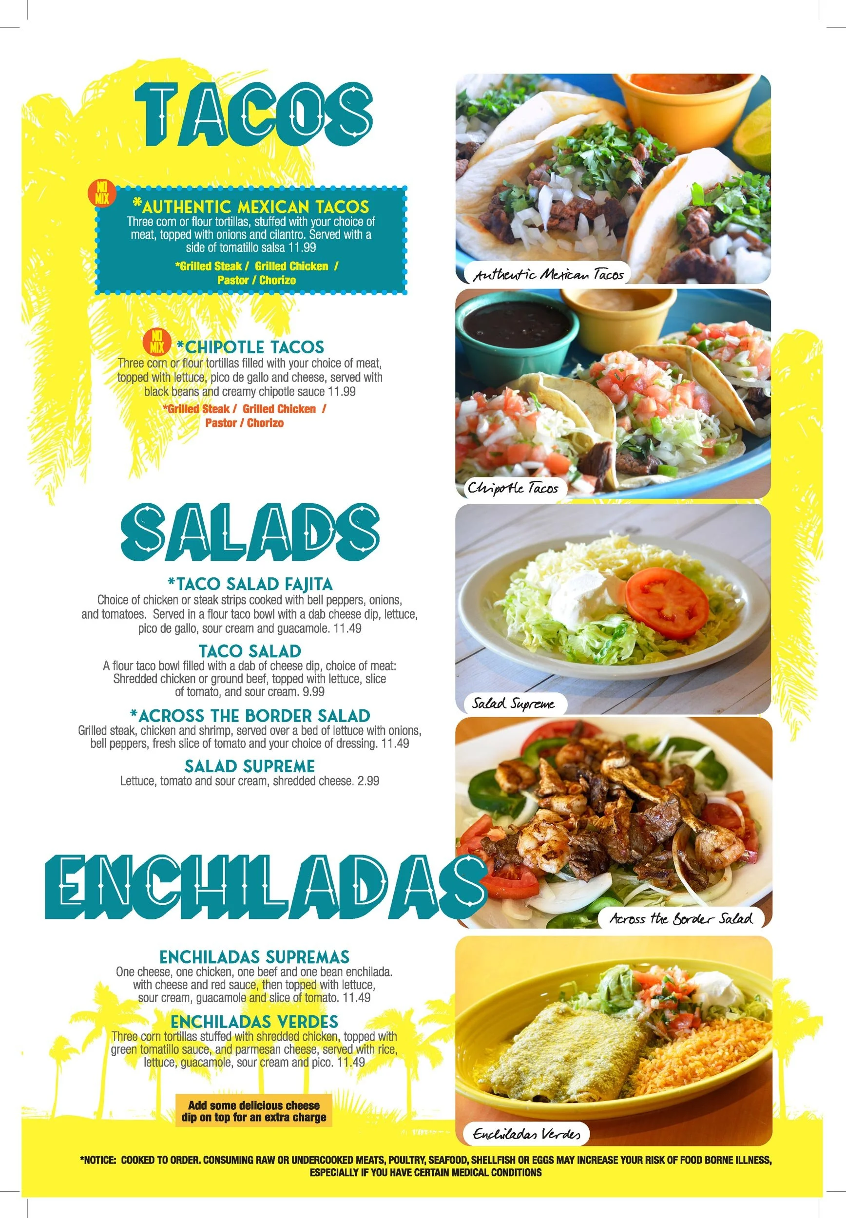 Menu — Las Palmas
