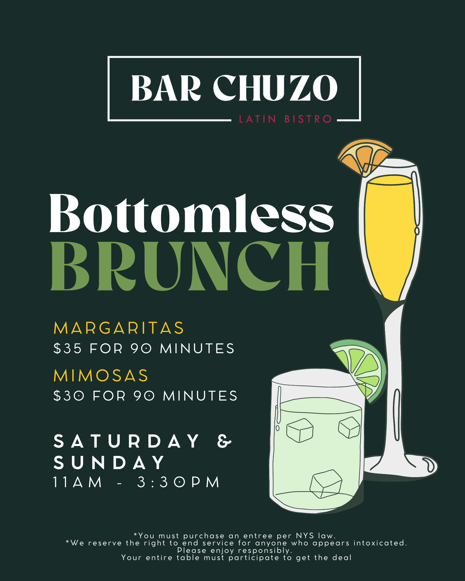 Menu 1 — Bar Chuzo