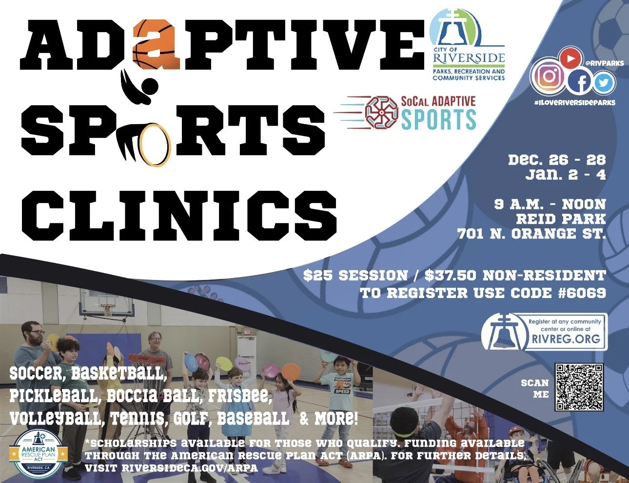 Adaptive sports clinics (Dec 26 - 28) — SoCal Adaptive Sports