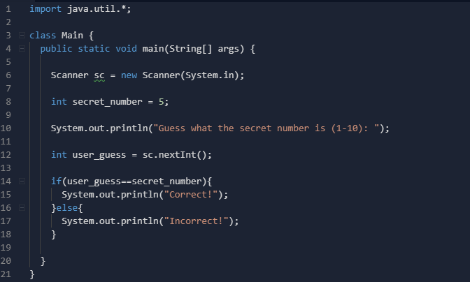 Introduction to Java #10 - User Input — Coding with Grant
