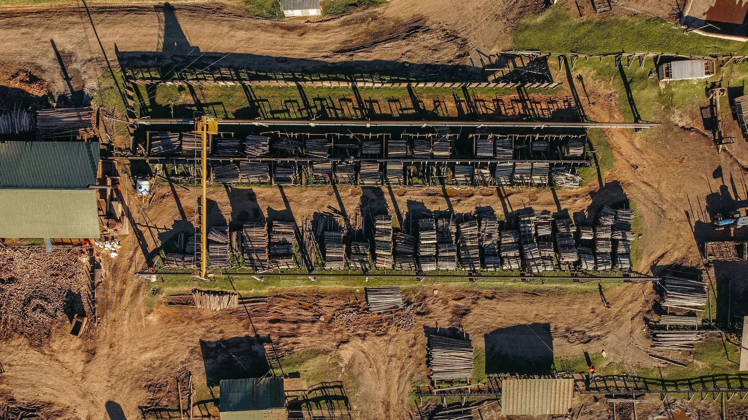 Harding Treated Timbers Plant in Kwa-Zulu Natal - Treated Poles