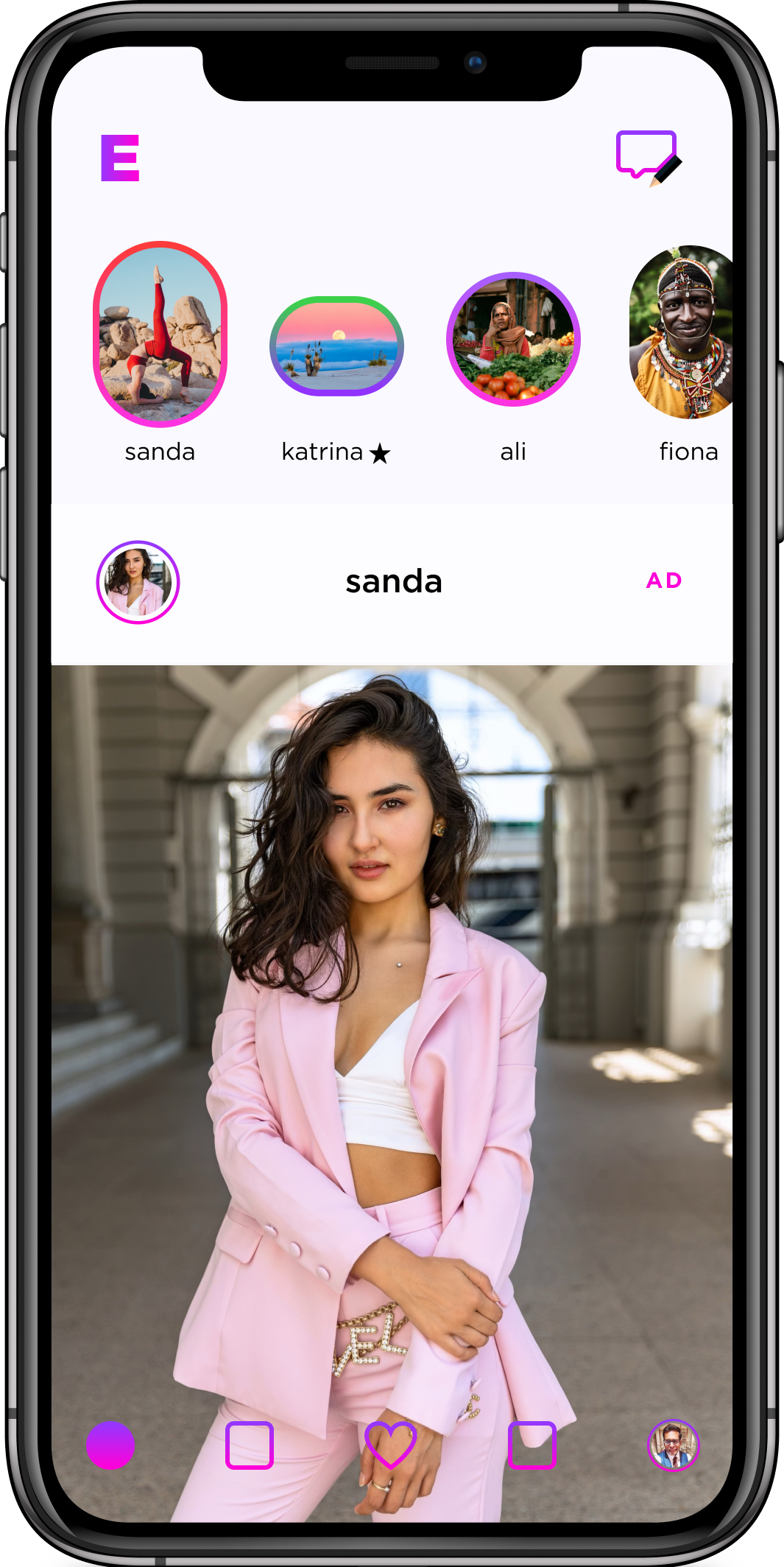 E = Social + Chat + Money