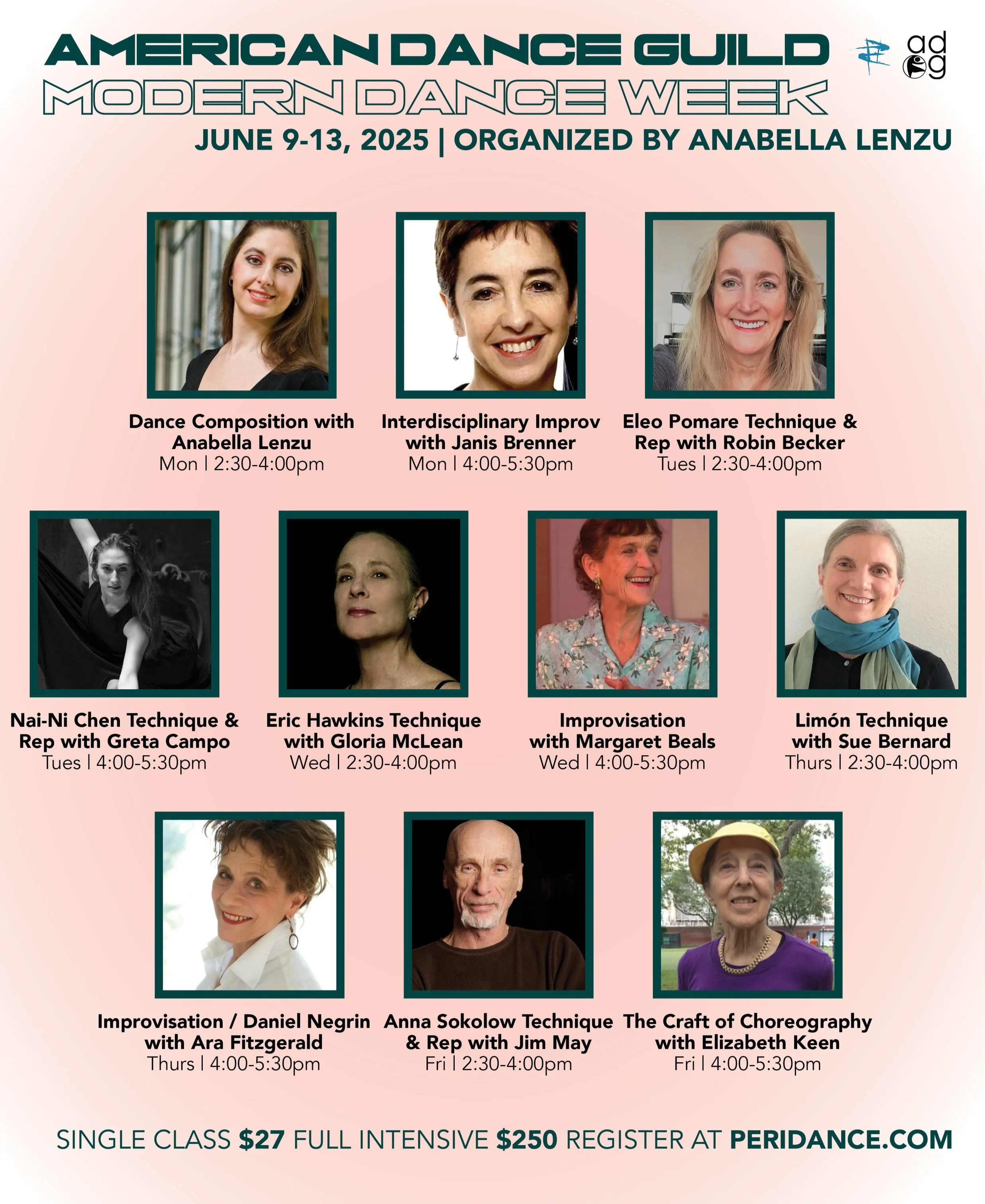 2025 ADG's Modern Dance Intensive — AMERICAN DANCE GUILD