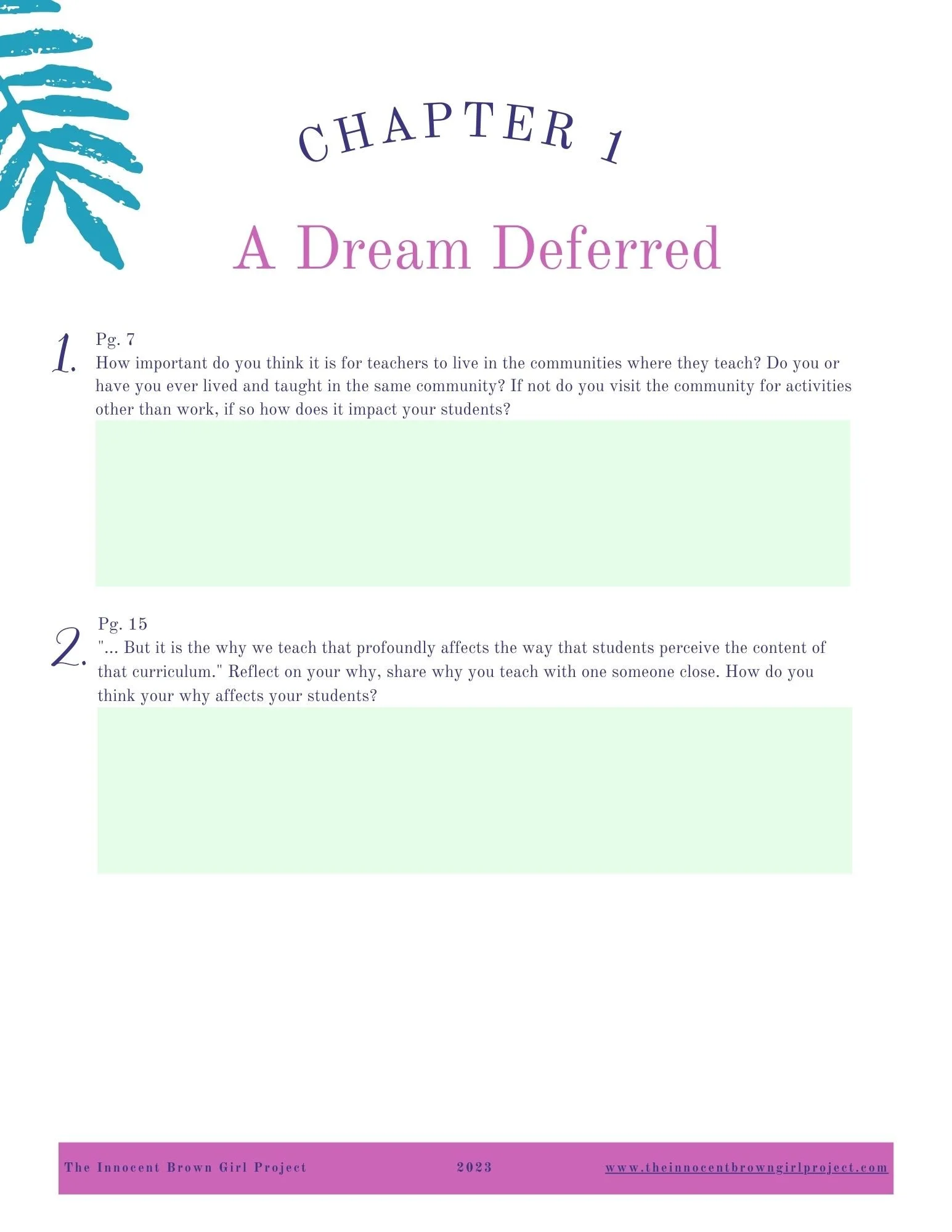 "The Dream-Keepers" Book Study Guide — The Innocent Brown Girl Project