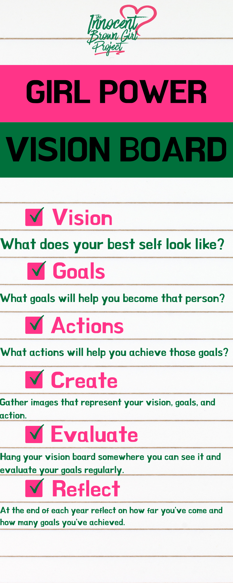 Girl Power Vision Board — The Innocent Brown Girl Project