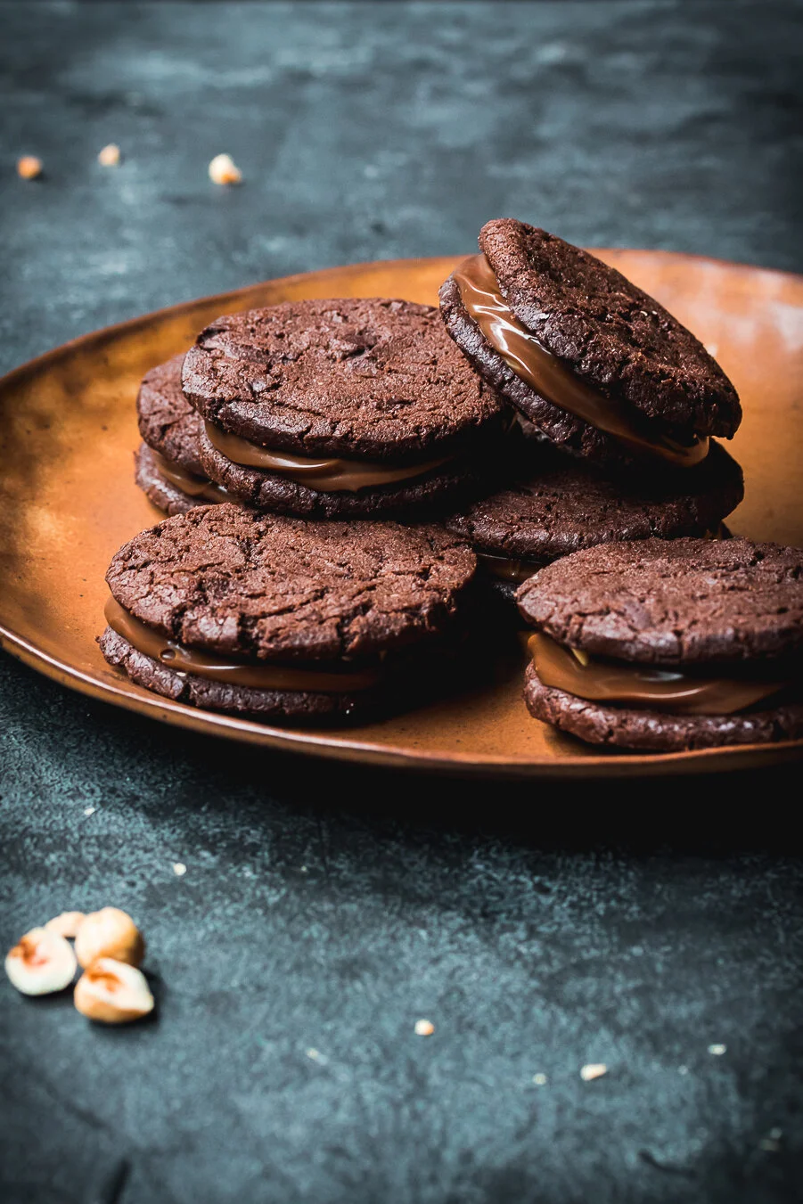 Chocolate & Espresso Cookie Sandwich — My Yummy Spatula