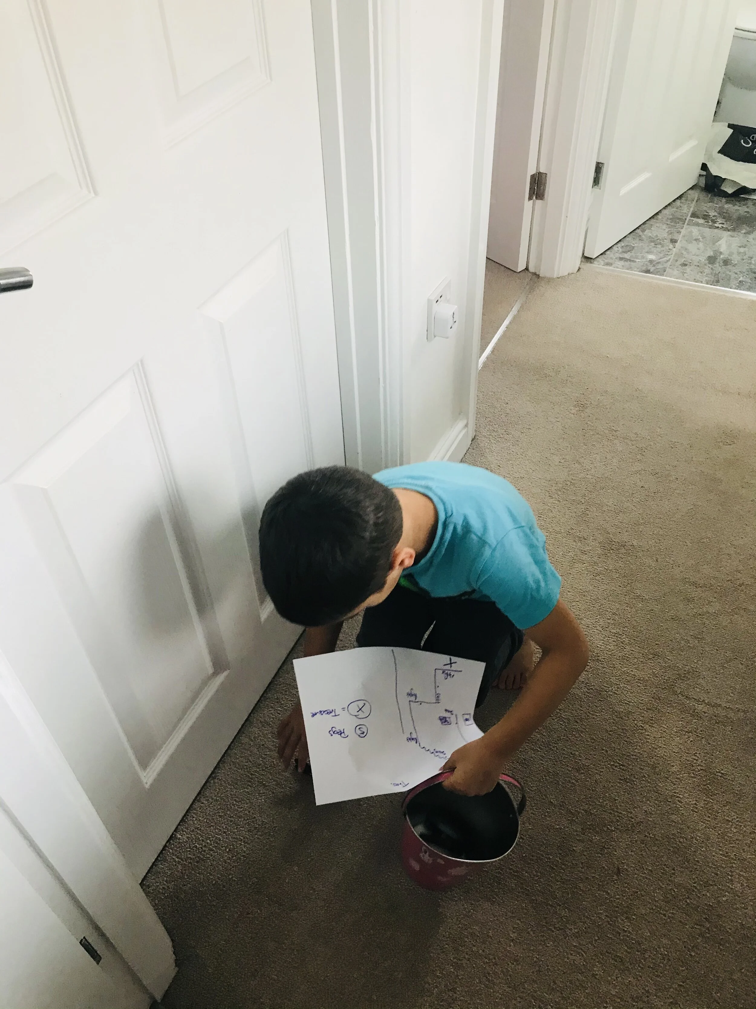 Threading a card — Unplugged Tots