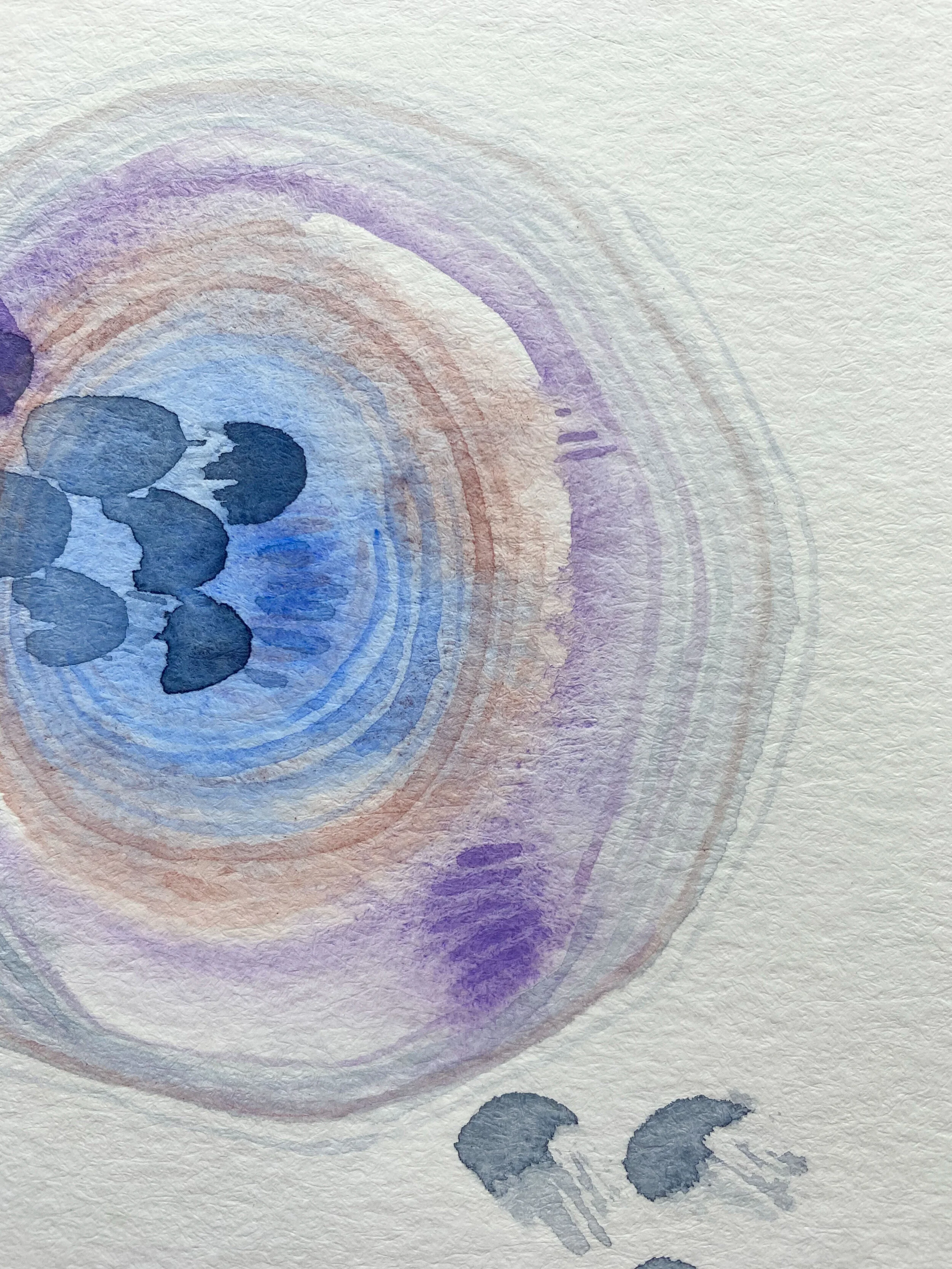 Ethereal Layers No. 5, Original Watercolor Painting — Abby Ecker Fine Art