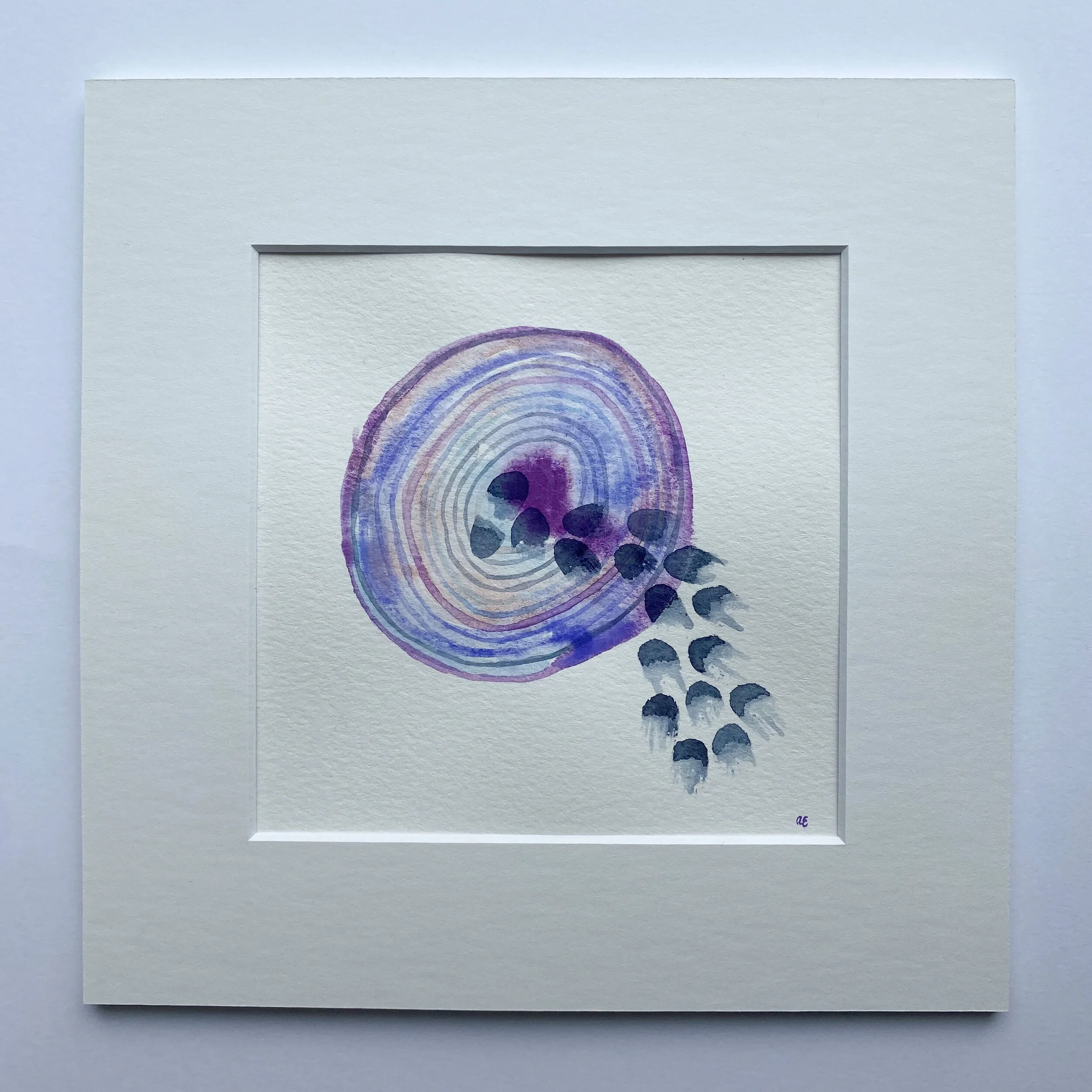 Ethereal Layers No. 5, Original Watercolor Painting — Abby Ecker Fine Art