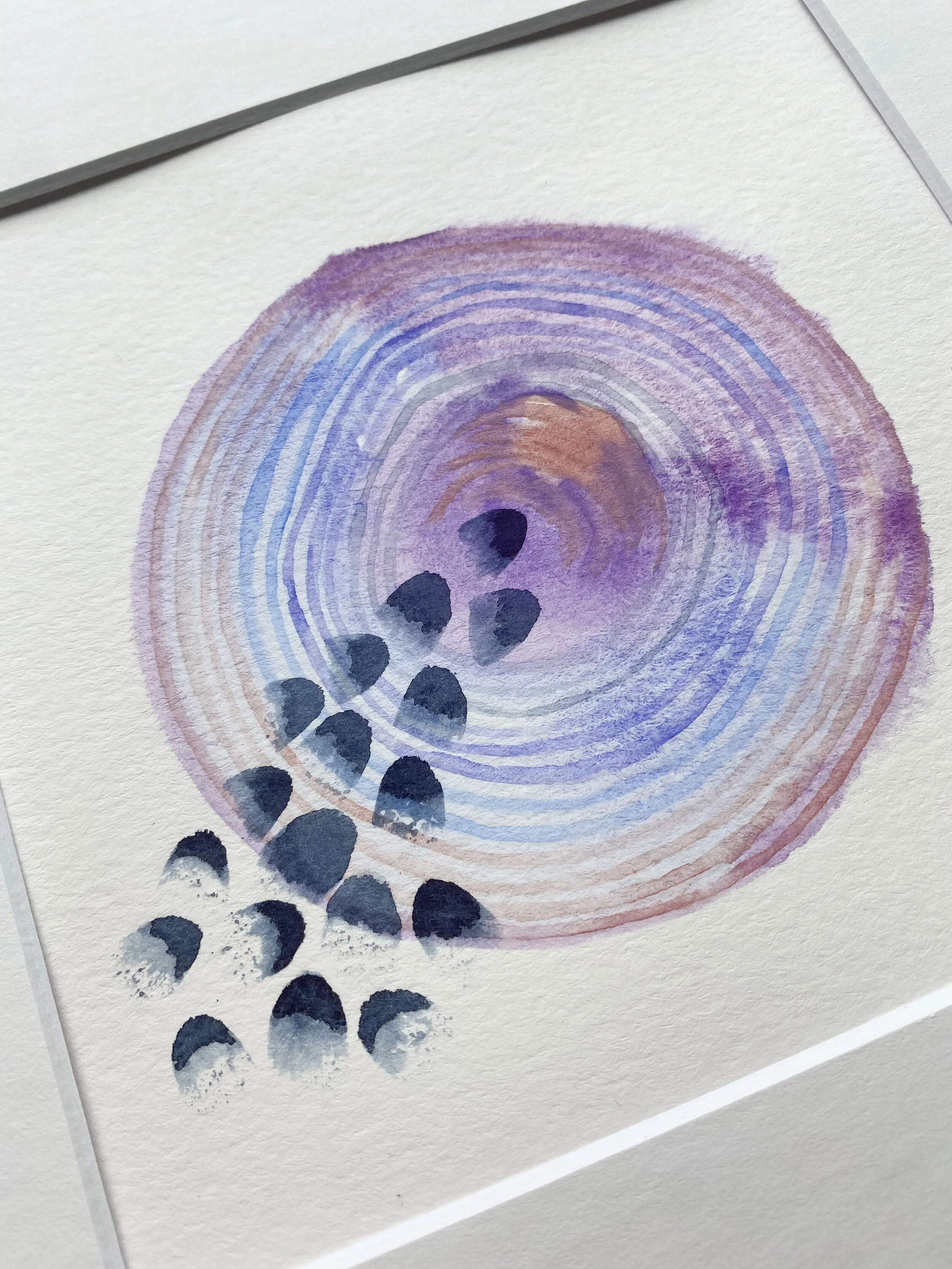Ethereal Layers No. 5, Original Watercolor Painting — Abby Ecker Fine Art