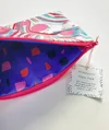 Handmade velvet zipper pouch in unique prints, bag organiser, colourful ...