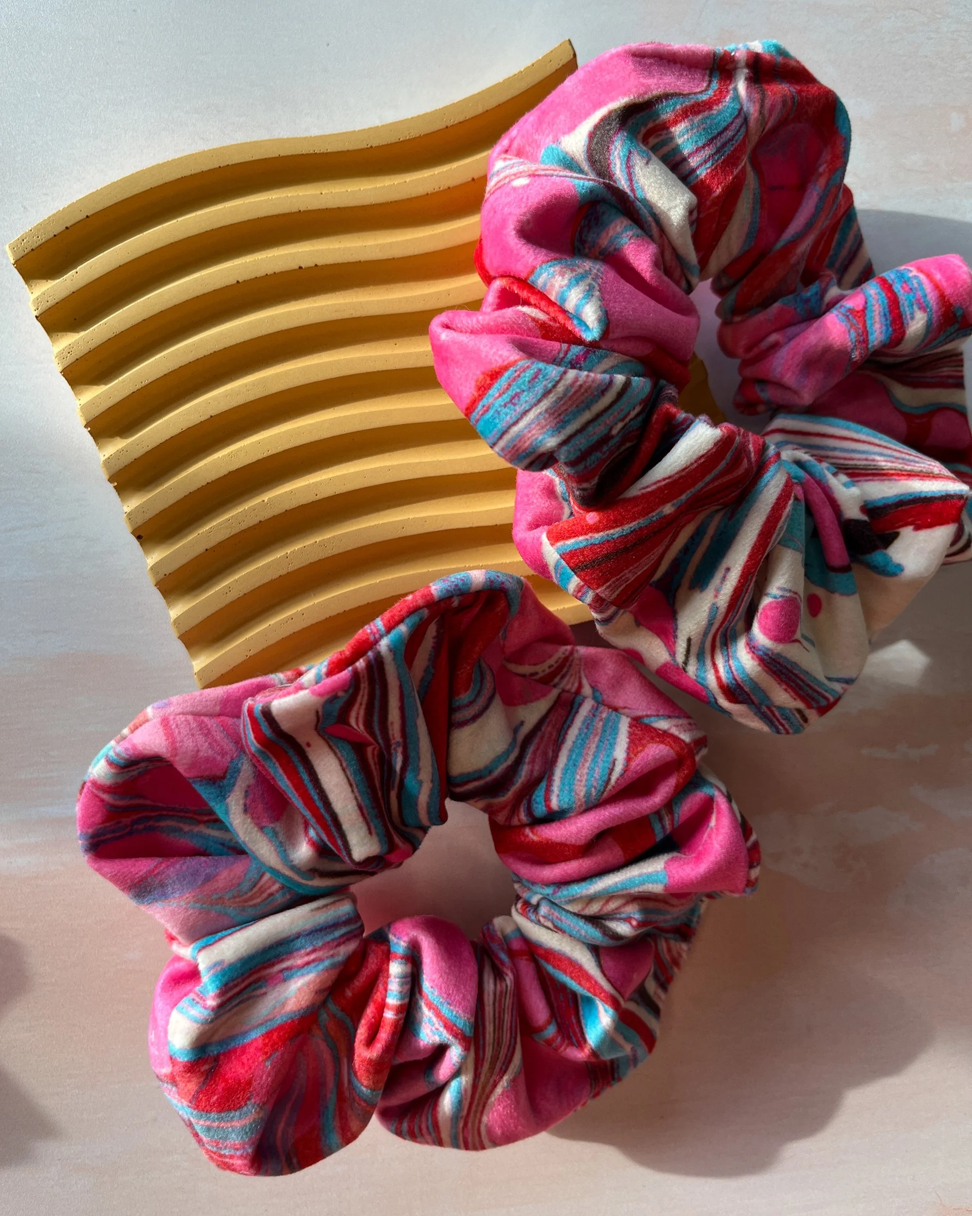 Handmade velvet zipper pouch in unique prints, bag organiser, colourful ...