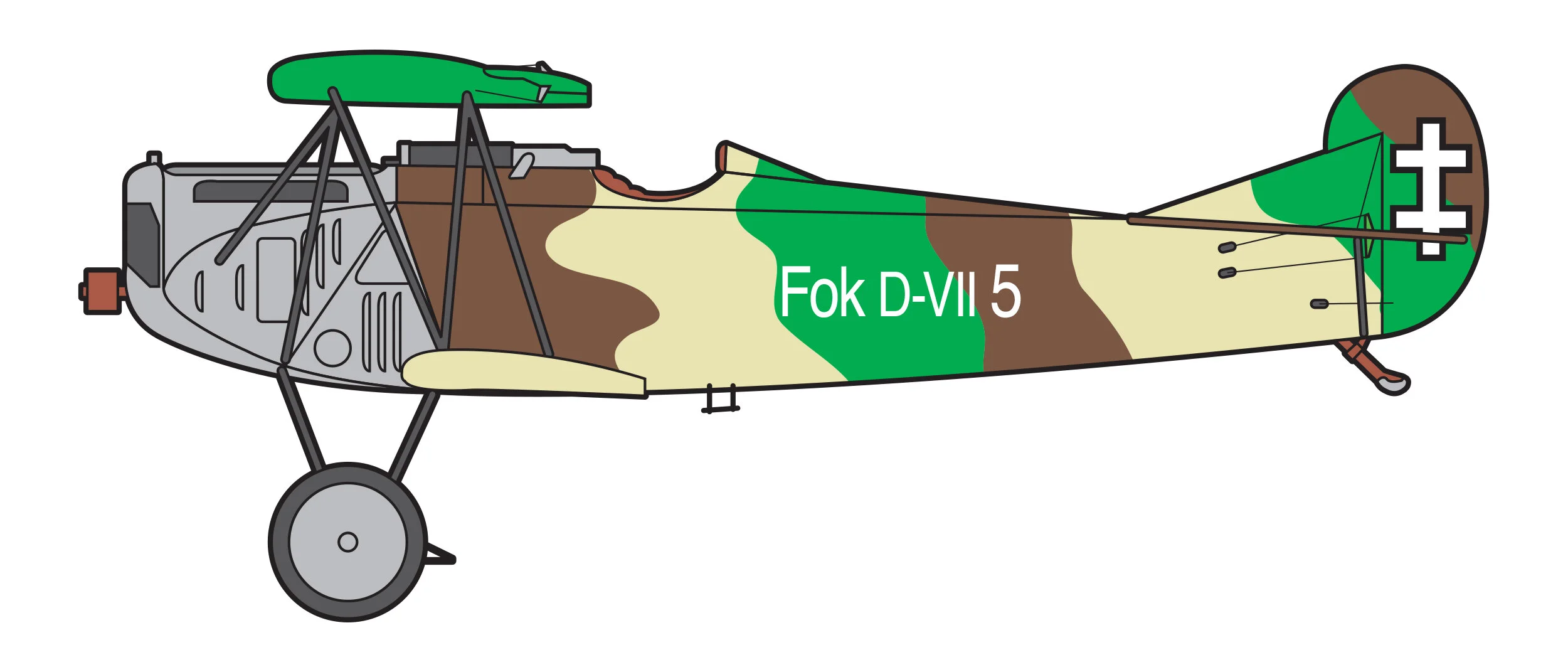 Blue Rider Colour Guide No. 2: Fokker D.VII in Foreign Service — Blue ...