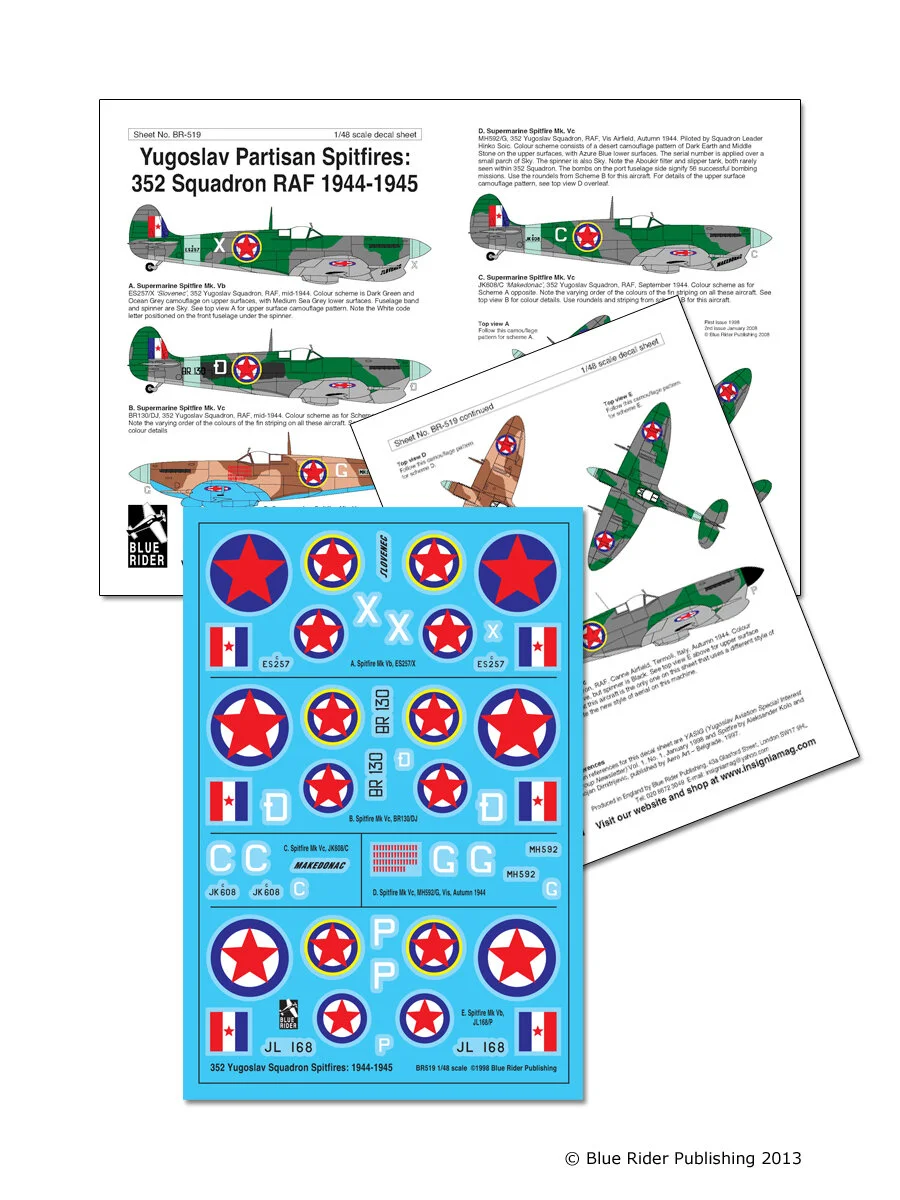 1:144 scale decals — Shop — Blue Rider Publishing