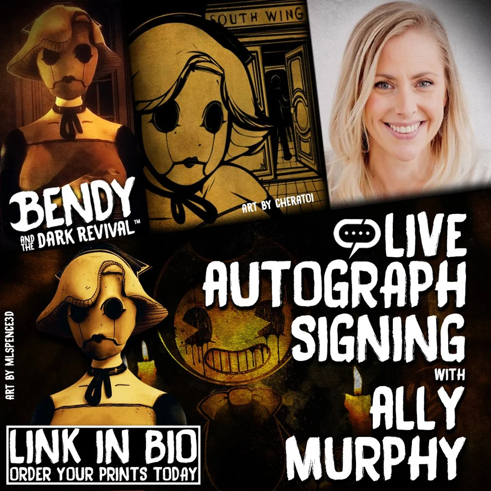 Bendy and the Dark Revival Signing Event — Ally Murphy - British Female ...