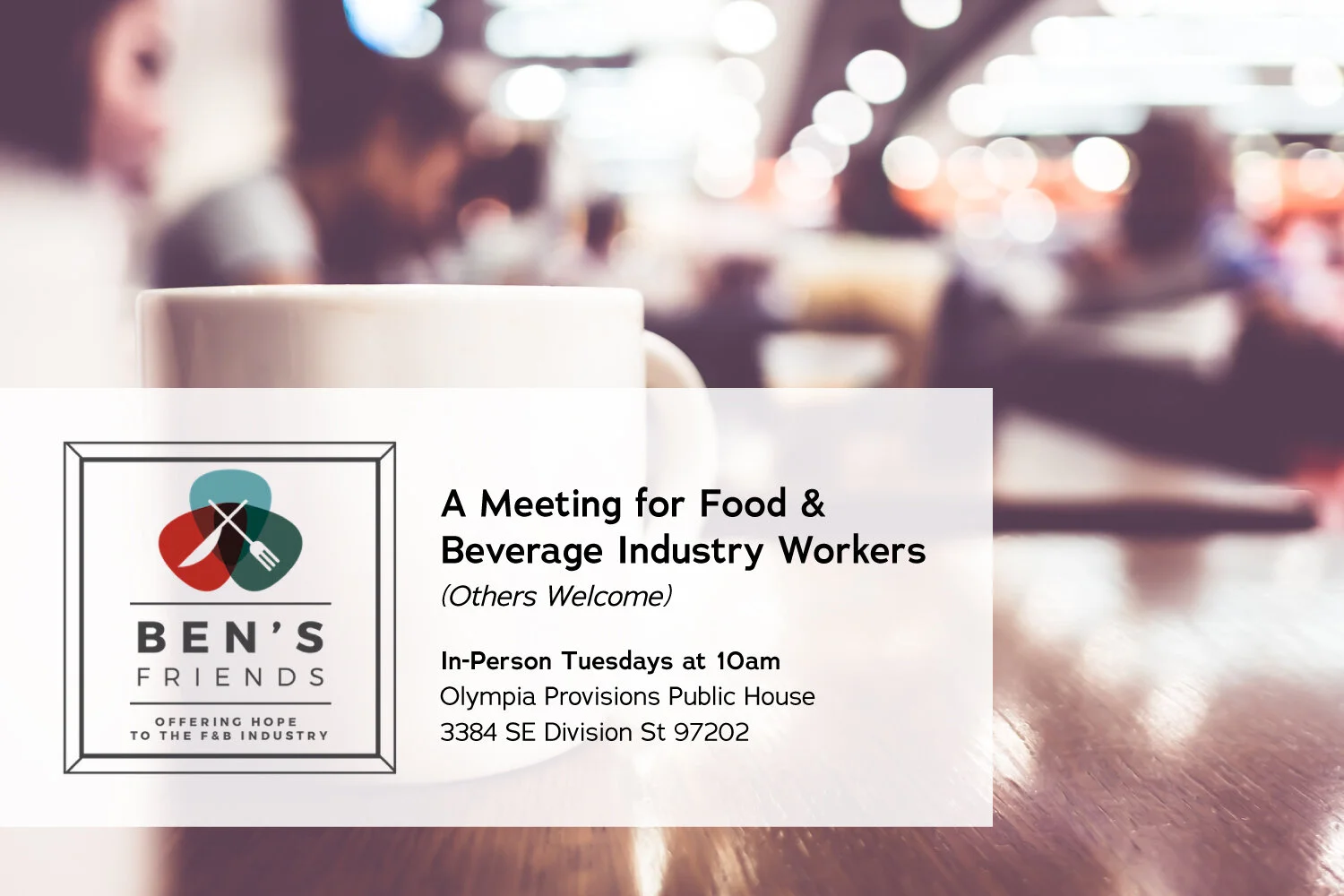 Ben's Friends — Alano Club of Portland