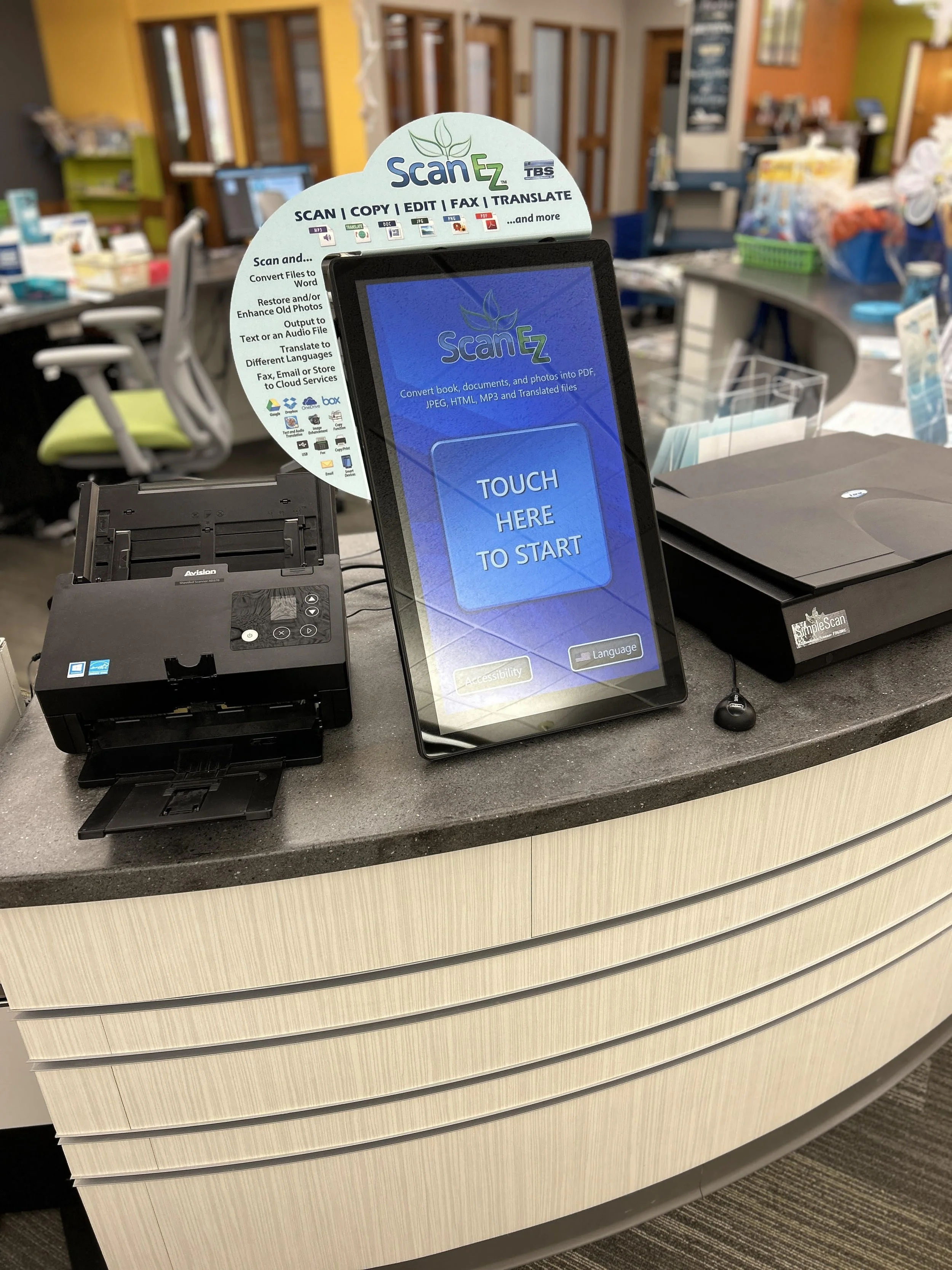 Scan Station Service — Morton Library