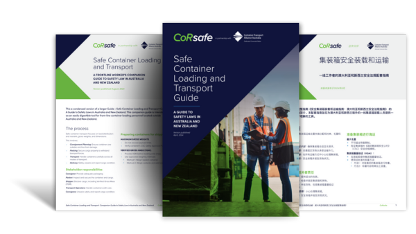 Safe Container Loading and Transport Guide | CoRsafe