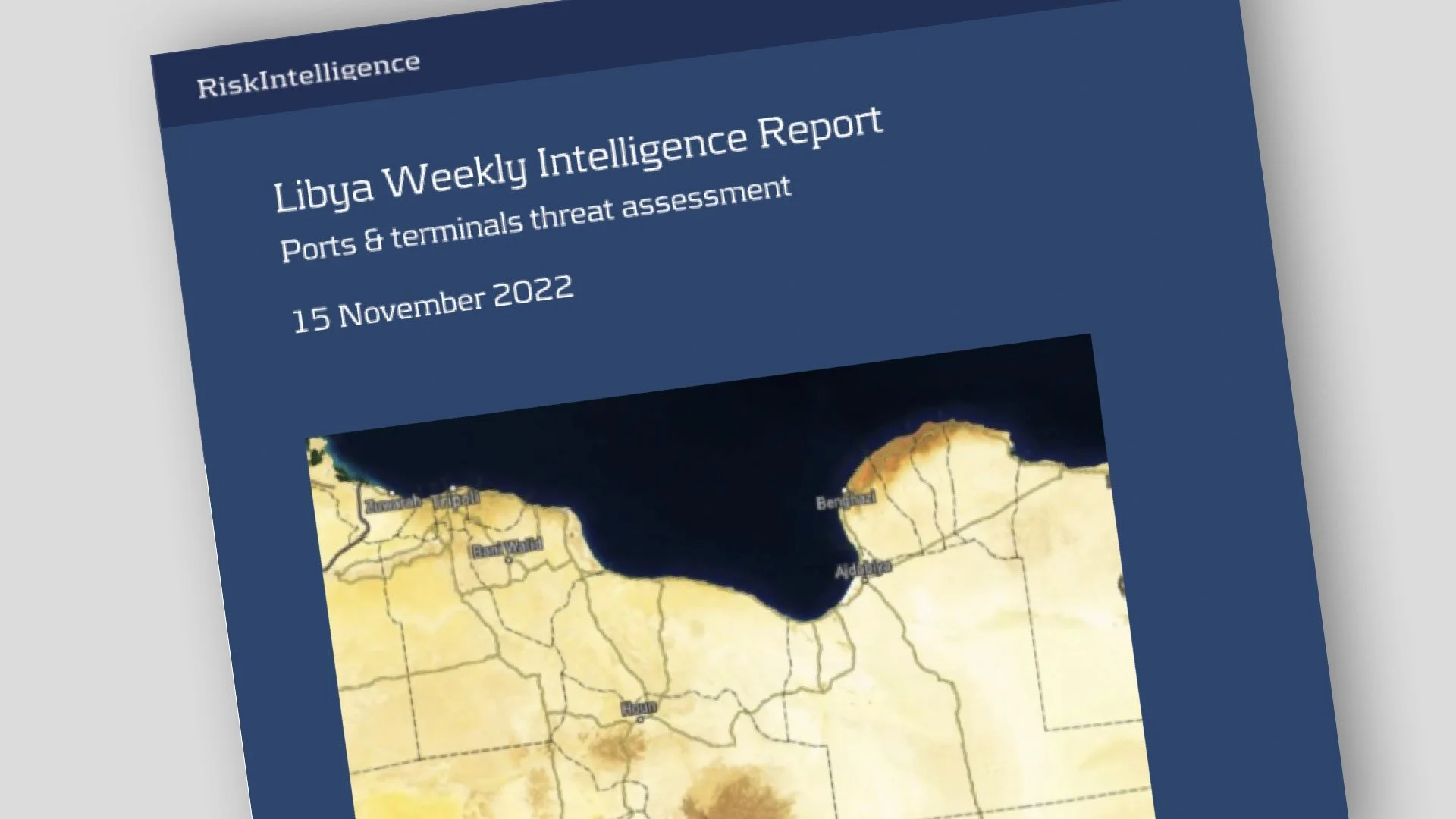 Risk Intelligence | Intelligence reports overview