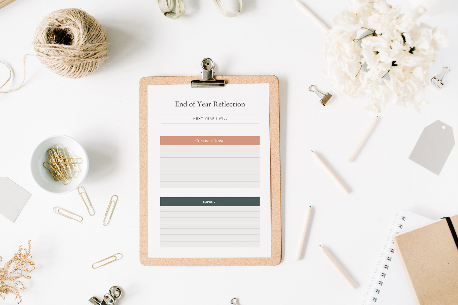 End Of Year Reflection Template — Amado Branding