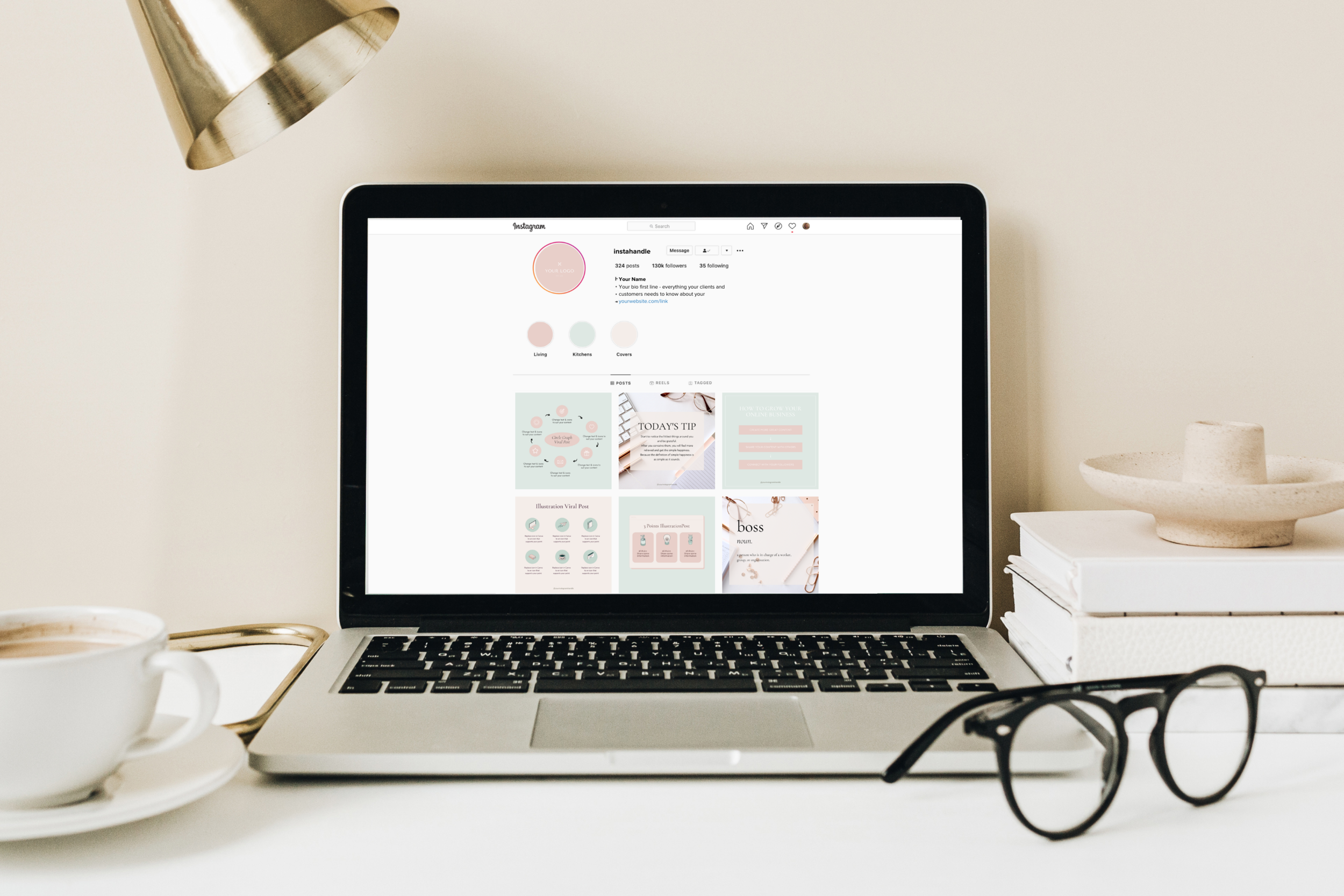 Viral Instagram Post Template Pack — Amado Branding