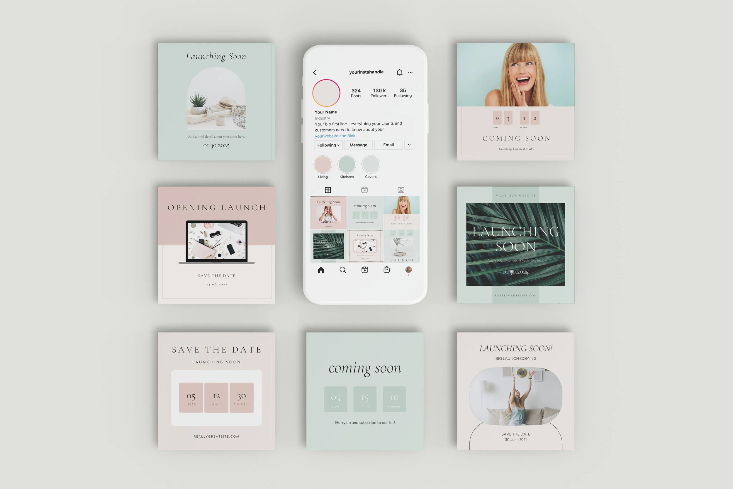 Ultimate Instagram Template Pack Bundle — Amado Branding
