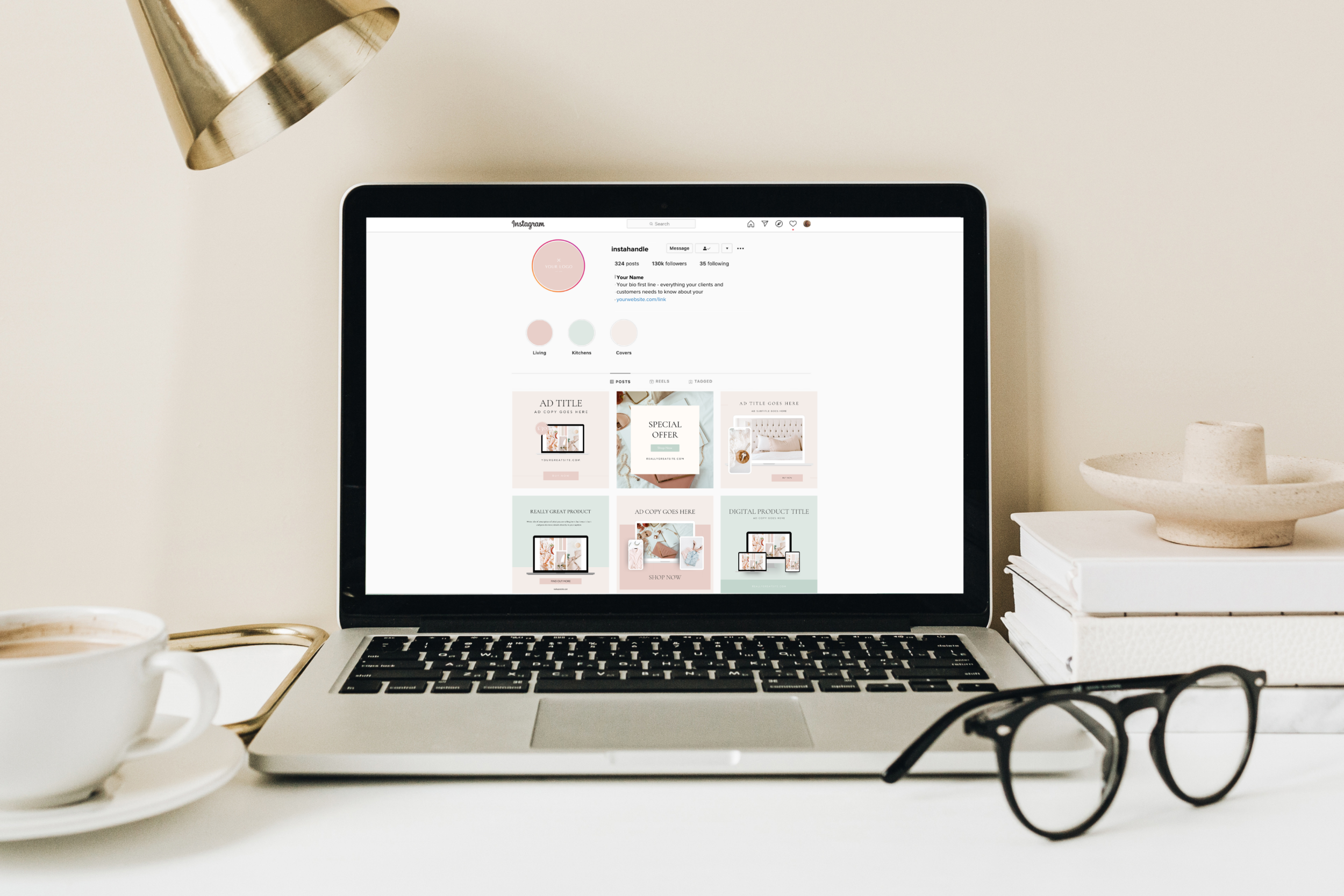 Ultimate Instagram Template Pack Bundle — Amado Branding
