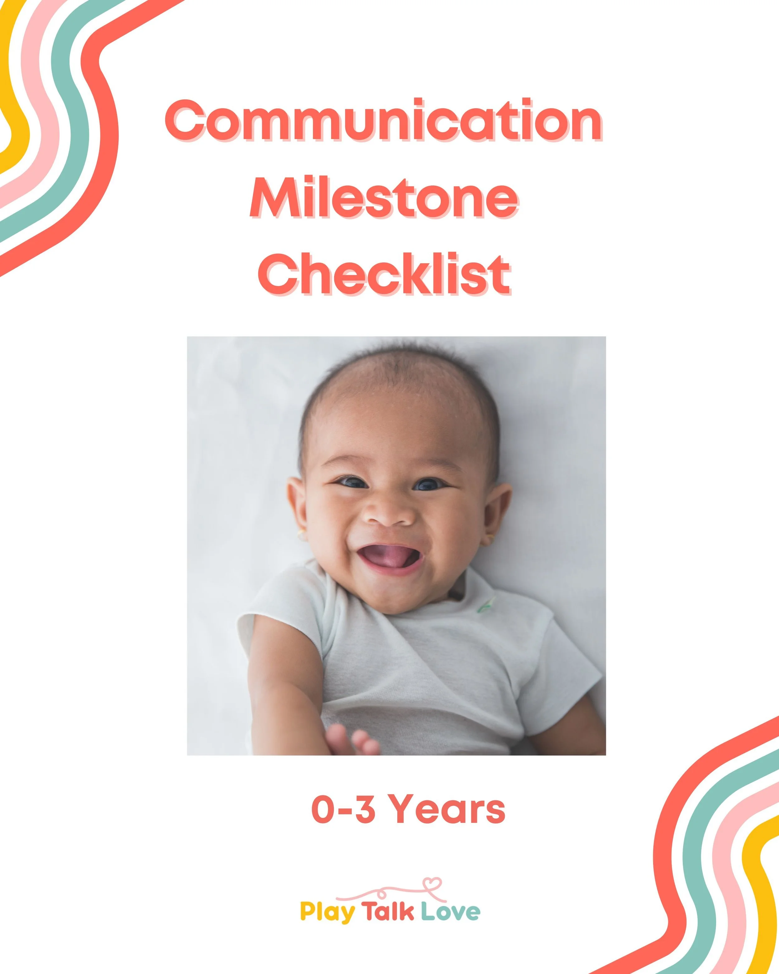 Communication Milestone Checklist — Play Talk Love