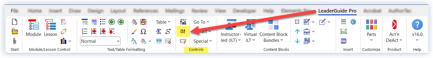 Lesson 1: Updating the Table of Contents — Premier instructor-led ...