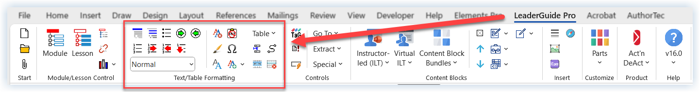 Lesson 2: Content Block Text Formatting — Premier instructor-led ...