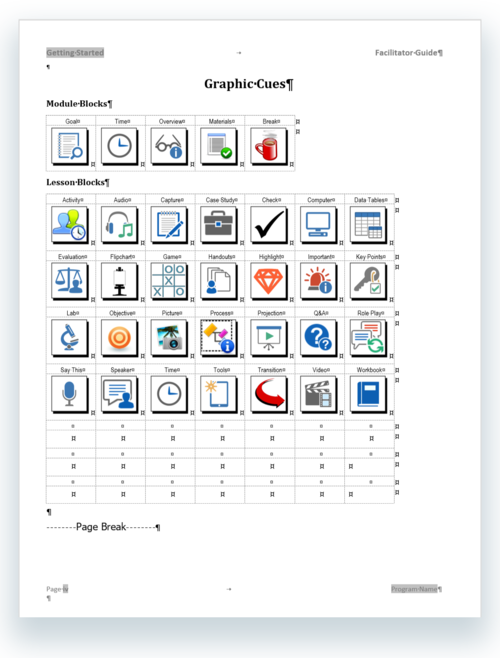LeaderGuide Pro Document Parts — Premier instructor-led training ...