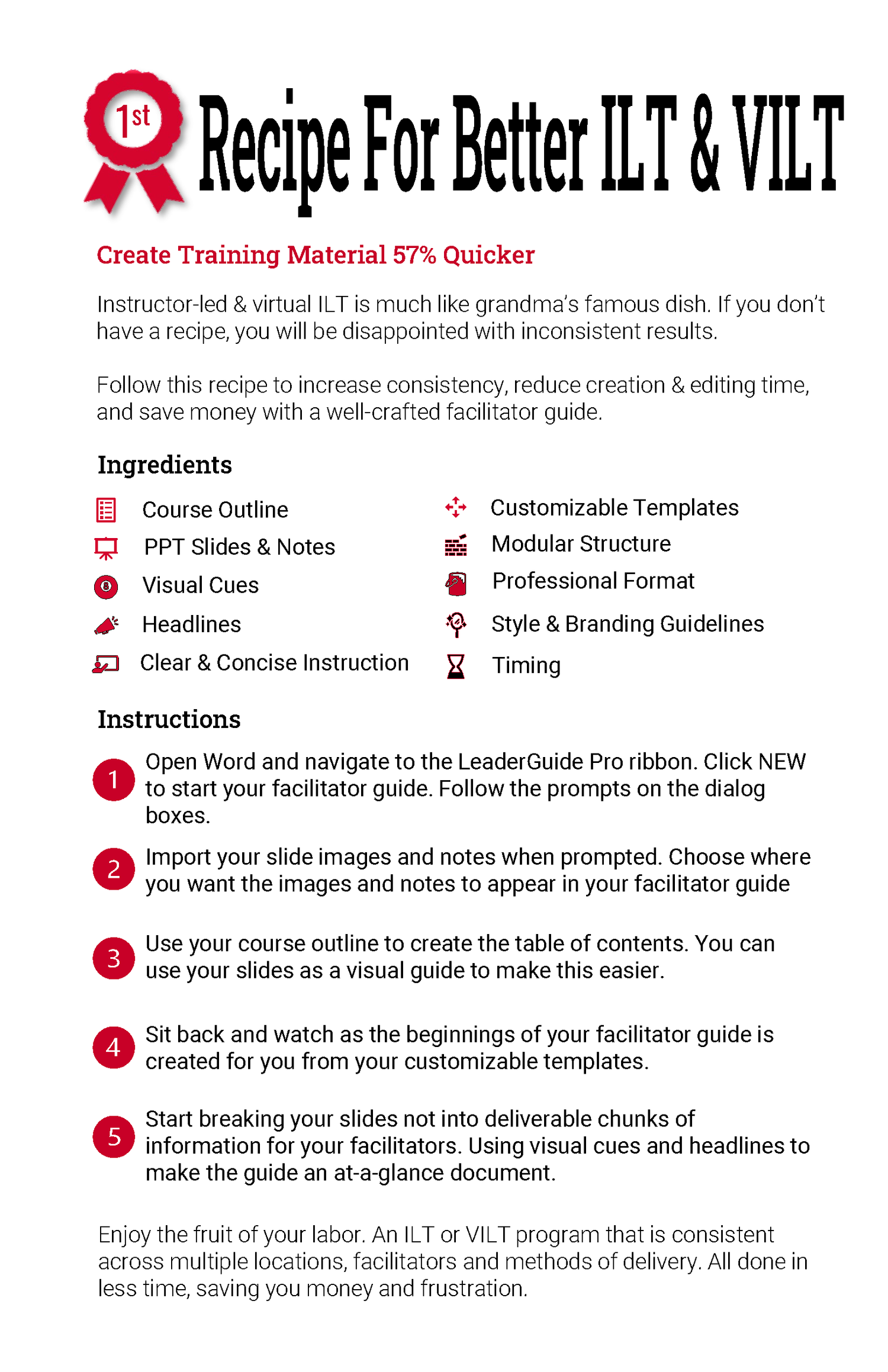 A Better Way to Build ILT and VILT — Premier instructor-led training authoring tools | Great ...