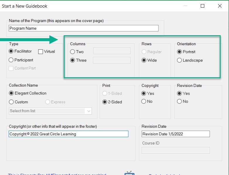 Starting a New Elements Pro Guidebook — Premier instructor-led training ...