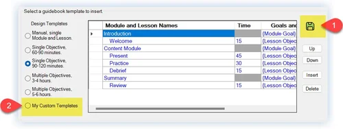 Lesson 2: The Guidebook Design Template — Premier instructor-led ...