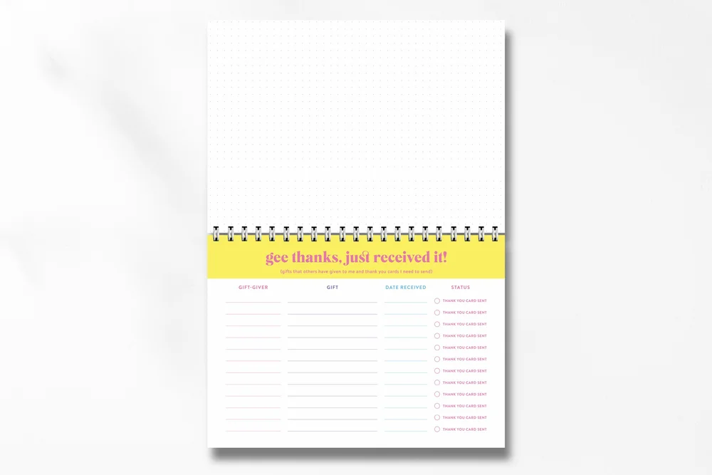Undated Daily Planner Pad — Balance Bound