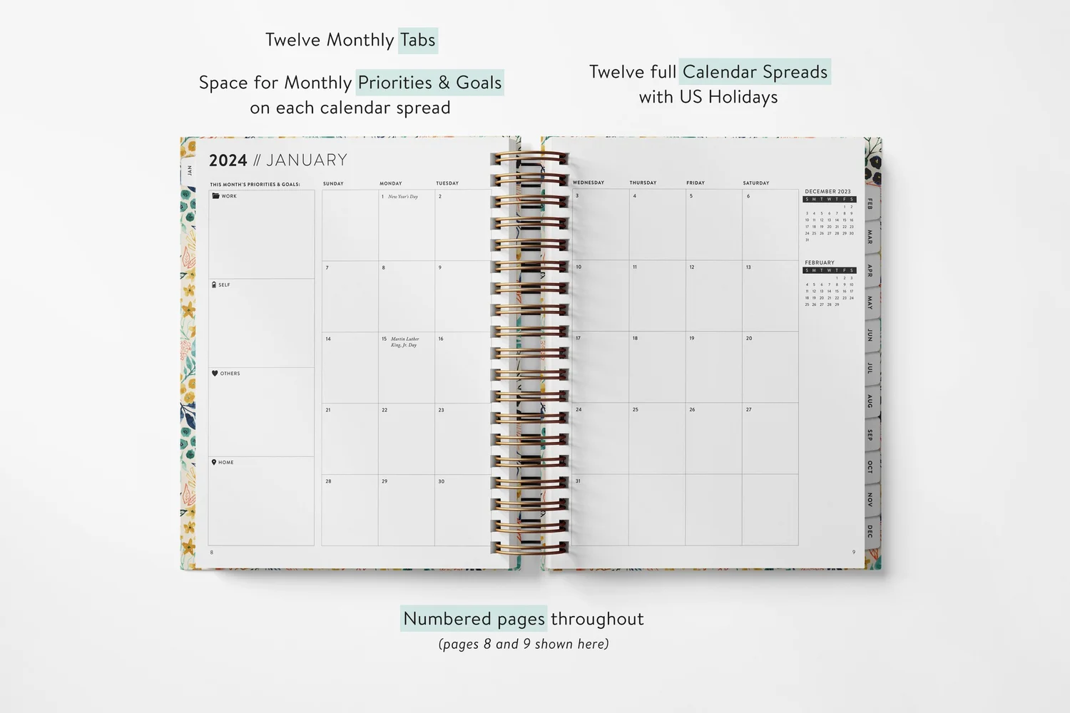 Undated Daily Planner Pad — Balance Bound