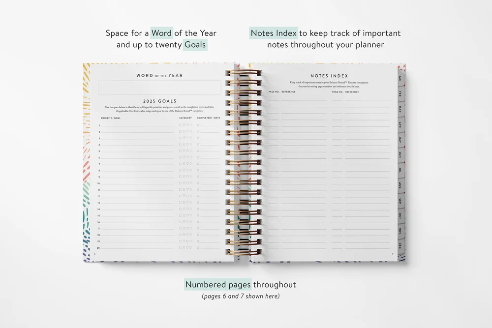 Undated Daily Planner Pad — Balance Bound