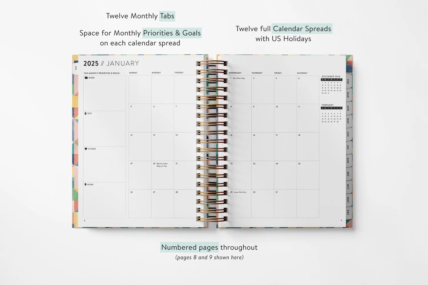 Undated Daily Planner Pad — Balance Bound