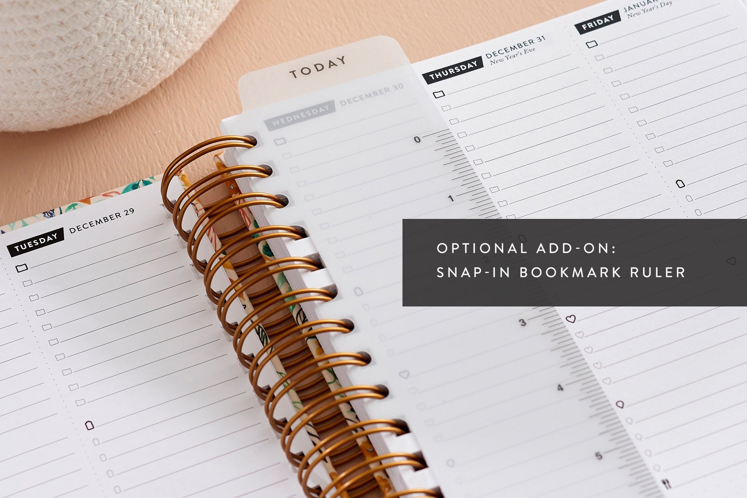 Undated Daily Planner Pad — Balance Bound