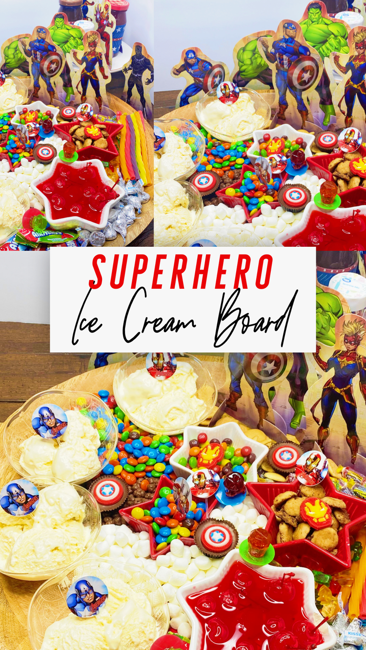 Superhero Ice Cream Board — Bits of Irma