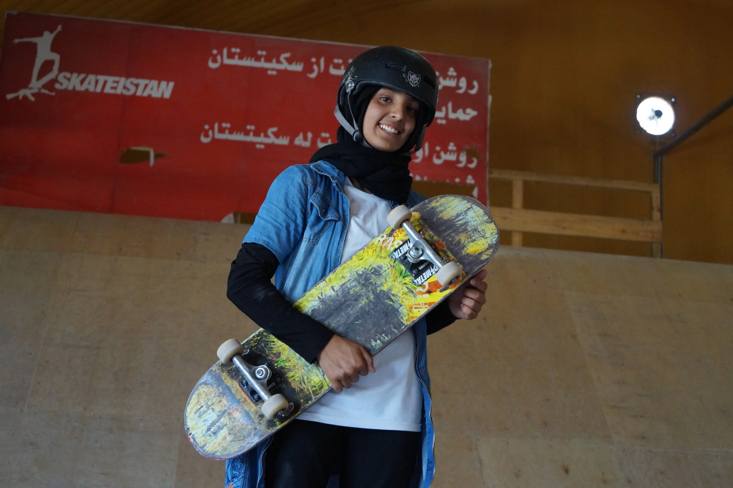 With her skateboard in hand, Atefa gets her bearings — Assembly ...