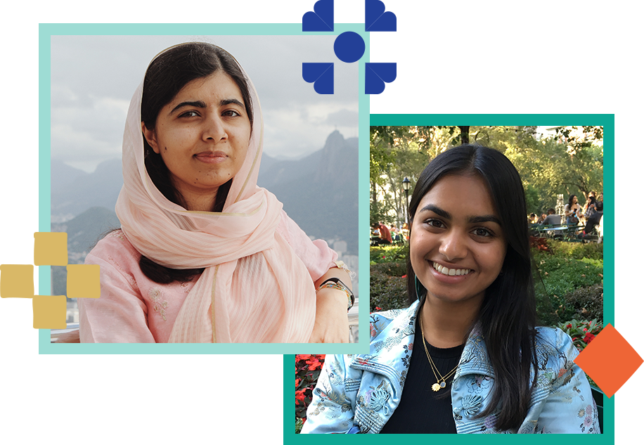 Amika George and Malala Yousafzai discuss periods and crazy ...