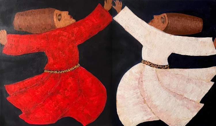 With watercolour on canvas, Malak Mattar brings her homeland to life ...