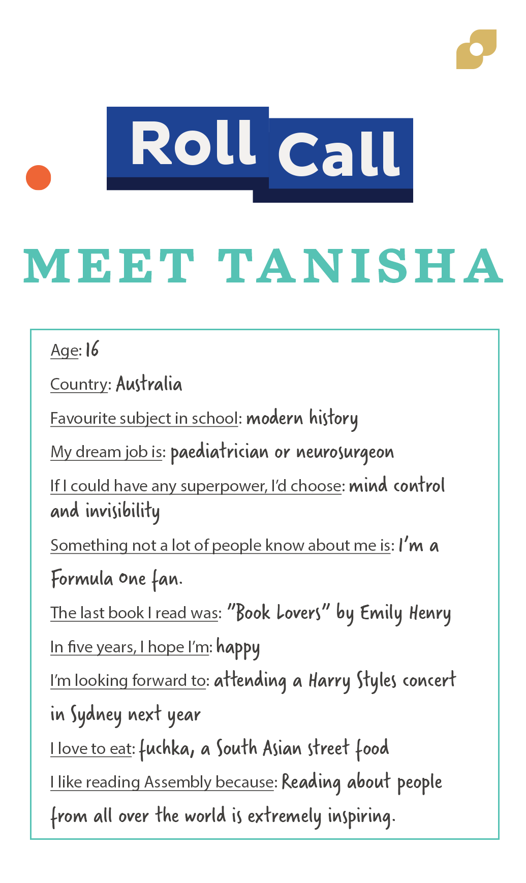 A week in the life of a 16-year-old student in Australia — Assembly ...