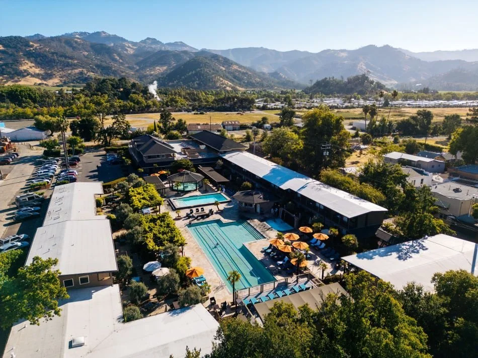 Calistoga Hot Springs in California