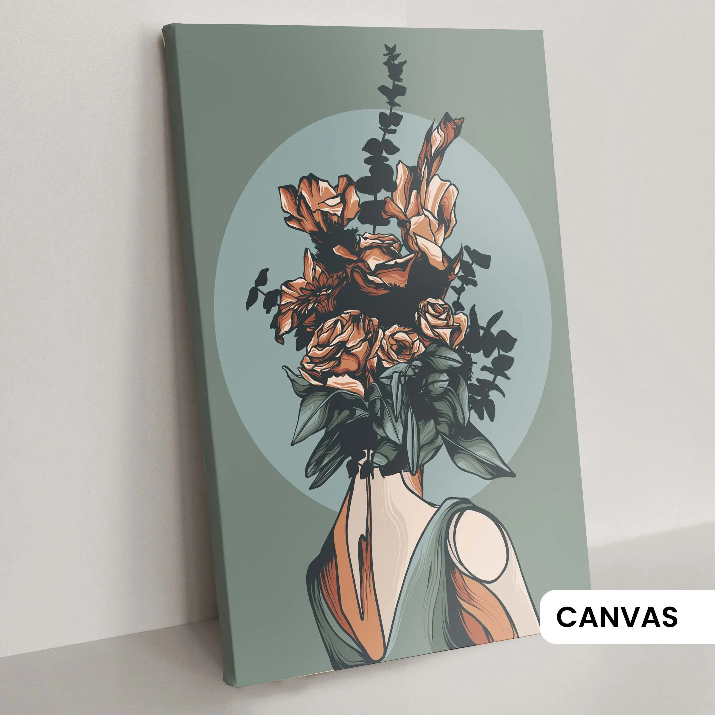 Welcome - Surrealist Art Nouveau Architecture Inspired Canvas Print ...